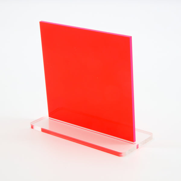 Fluorescent Red 4T56 Perspex Acrylic Sheets – Kingdom Plastics